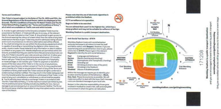 Ticket Stubs – The Scotland Epistles Football Magazine