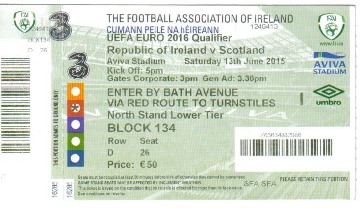 Ticket Stubs – The Scotland Epistles Football Magazine