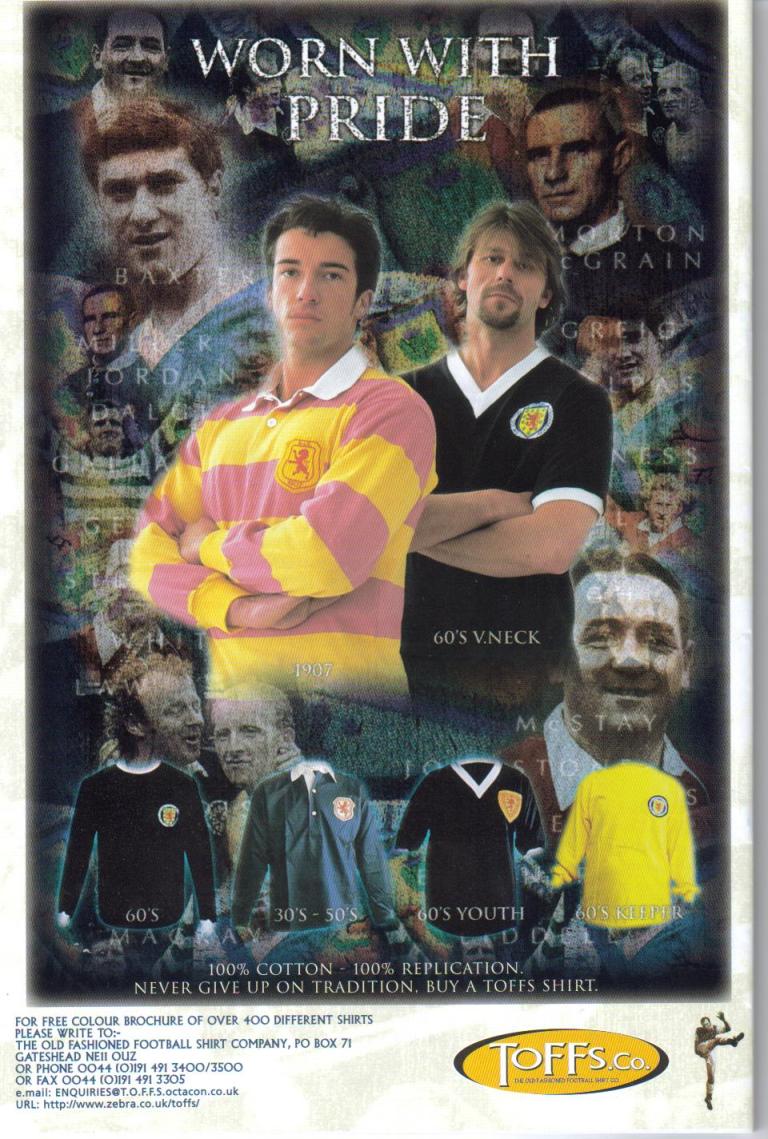 Scotland Kits – Down the Years – The Scotland Epistles Football Magazine