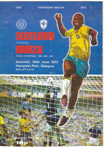 Scotland v Brazil, June 1973 – The Scotland Epistles Football Magazine